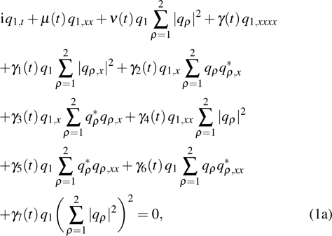 Lax pair and vector semi-rational nonautonomous rogue waves for a ...